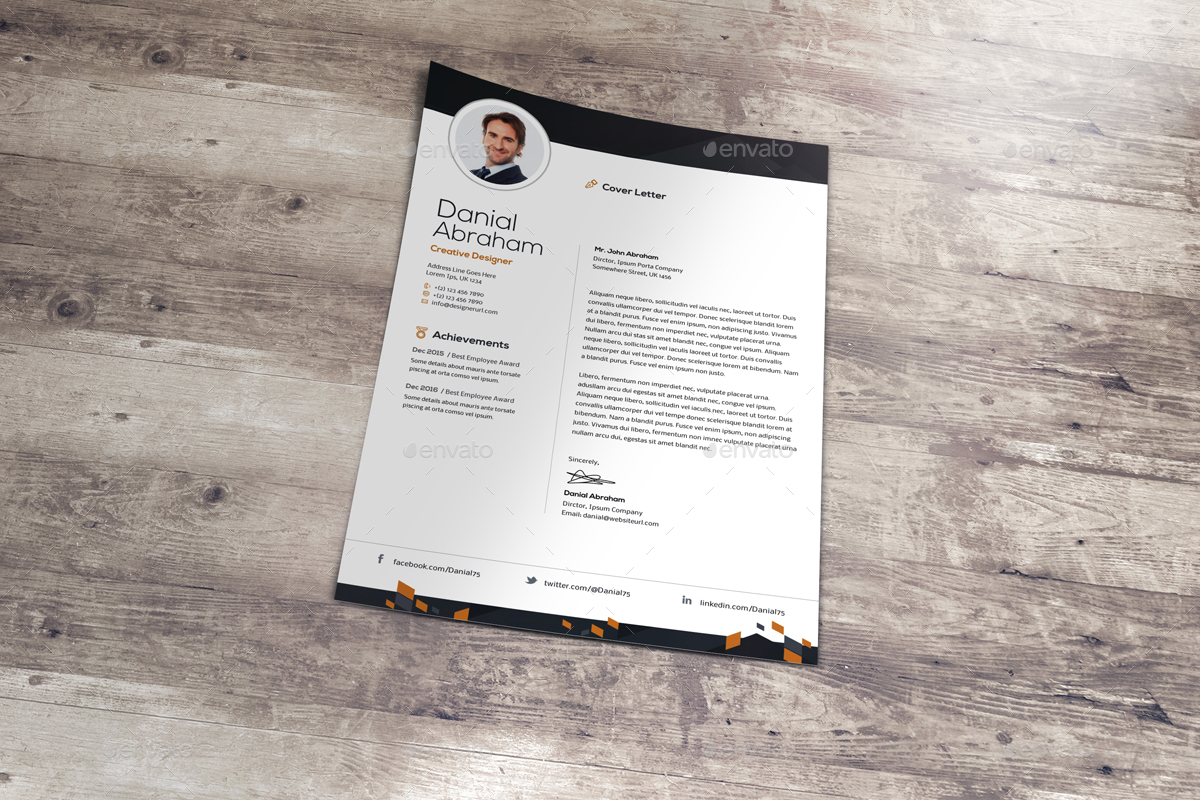 Cleen Resume / CV Design, Print Templates | GraphicRiver