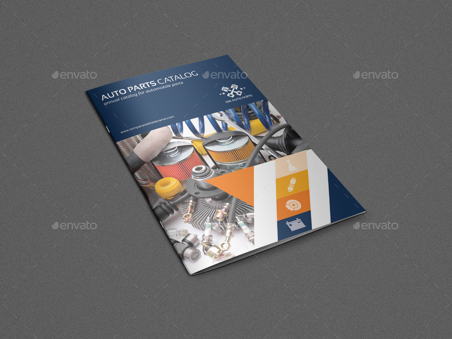 Auto Parts Catalog Brochure Template Vol.2, Print Templates | GraphicRiver
