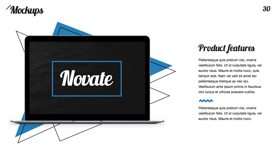 NOVATE - Creative PowerPoint Presentation Template, Presentation Templates