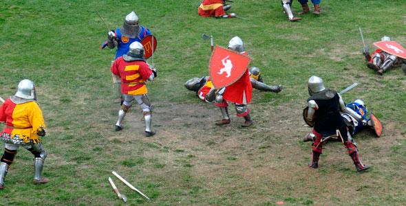 Knight Fight, Stock Footage | VideoHive