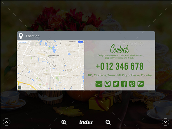 Interactive Restaurant Template , ePublishing | GraphicRiver