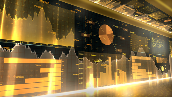 Golden Data Analysing, Motion Graphics | VideoHive