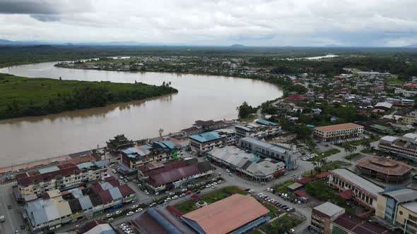 The Towns of Sarawak, Borneo, Malaysia, Stock Footage | VideoHive