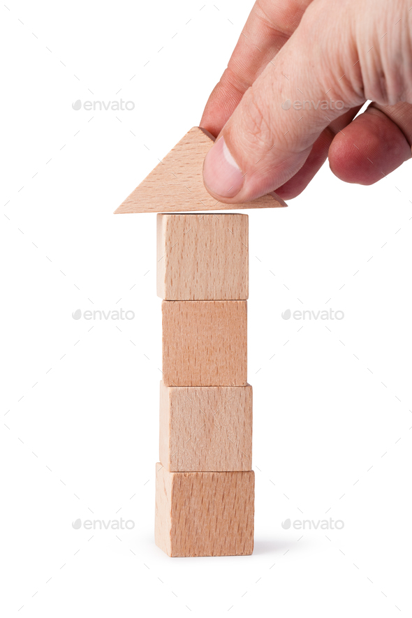 wood bricks tower Stock Photo by gresei | PhotoDune