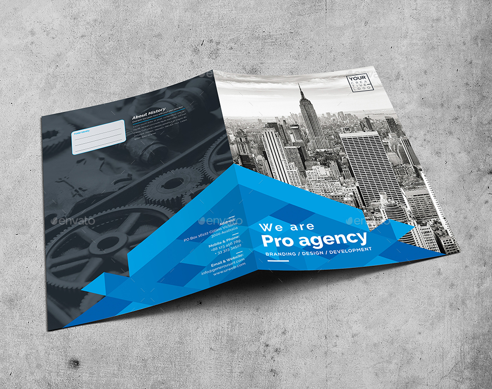 Presentation Folder, Print Templates | GraphicRiver