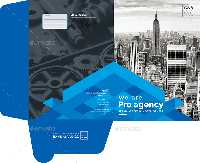 Presentation Folder, Print Templates | GraphicRiver