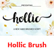 Hollic Brush, Fonts | GraphicRiver