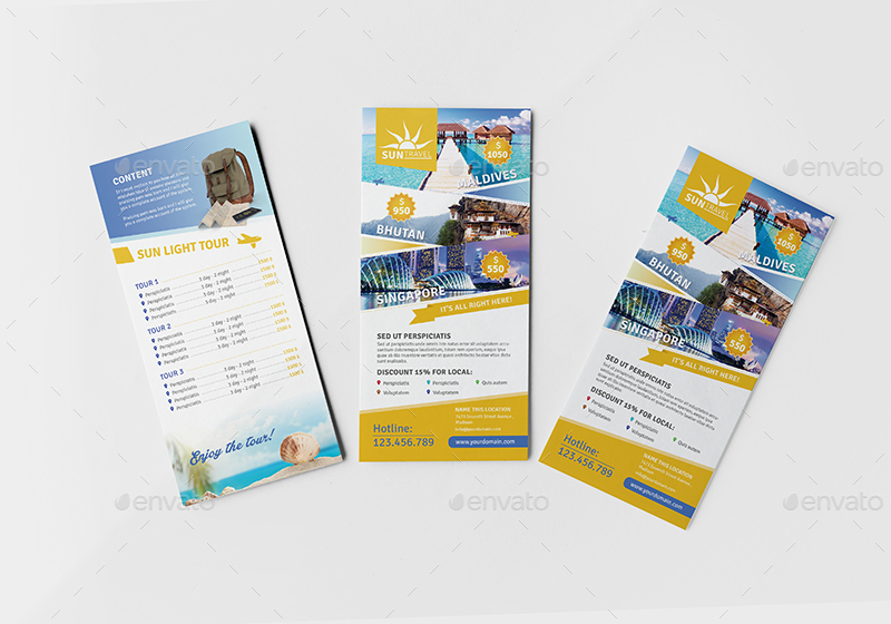 Travel/ Set Template, Print Templates | GraphicRiver