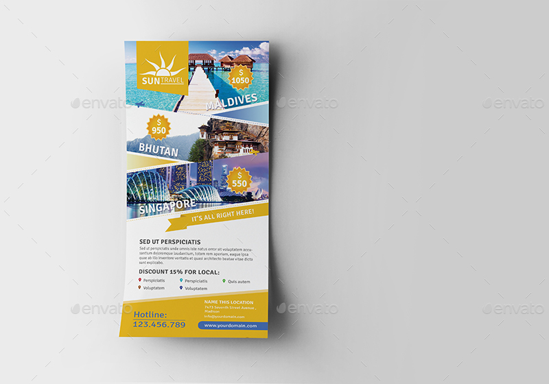 Travel/ Set Template, Print Templates | GraphicRiver