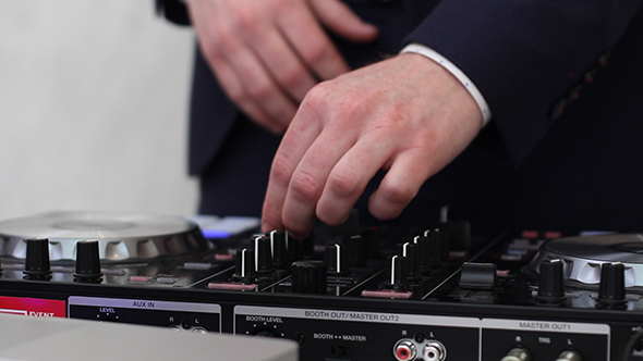 DJ Behind The Decks, Stock Footage | VideoHive