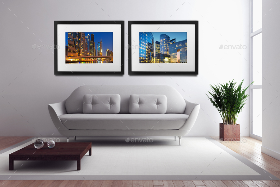 Room Frame Mockup, Graphics | GraphicRiver