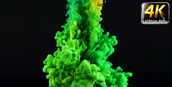 Abstract Green Ink Paint Splash, Stock Footage | VideoHive