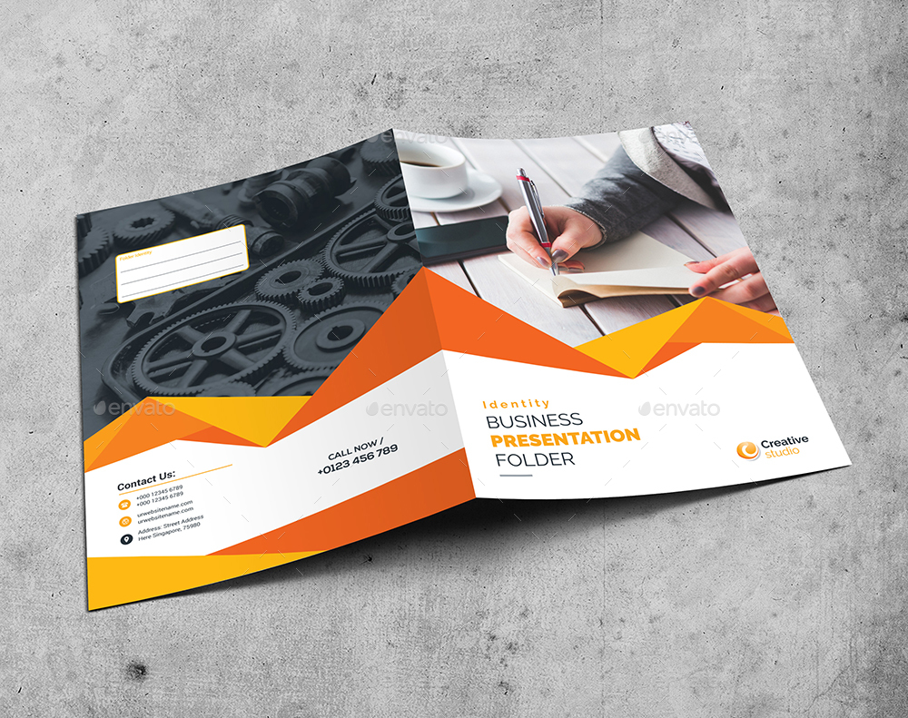 Presentation Folder by generousart | GraphicRiver