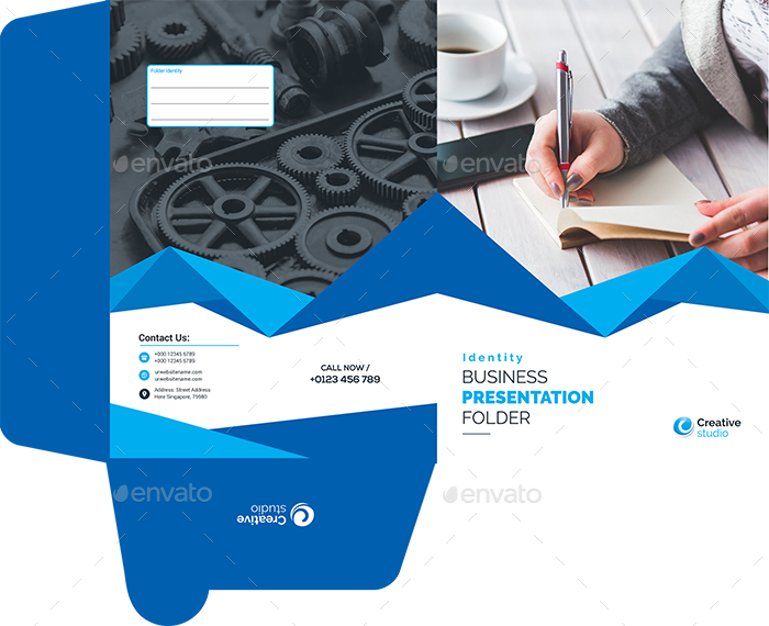 Presentation Folder by generousart | GraphicRiver