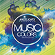 Music Colors Flyer Template, Print Templates | GraphicRiver
