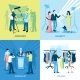 Pressman and Journalist Concept Icon Set, Vectors | GraphicRiver