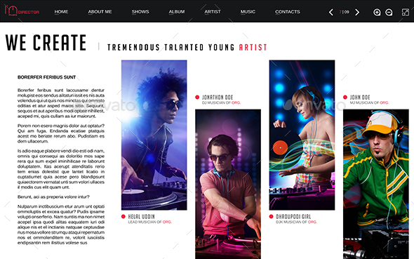 Interactive Musical Template, ePublishing | GraphicRiver