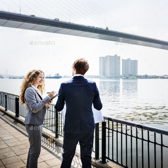 Developer Servey Planning Structure Construction Concept Stock Photo by ...