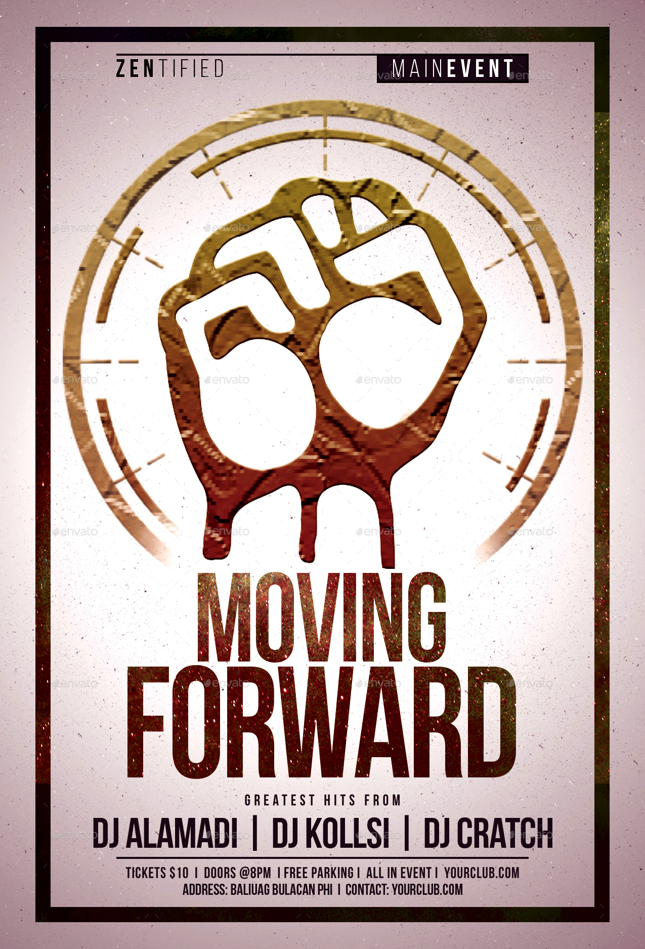 Moving Forward Event Flyer, Print Templates | GraphicRiver