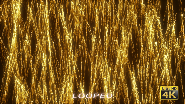 Gold Particles Rising 4 Background, Motion Graphics | VideoHive
