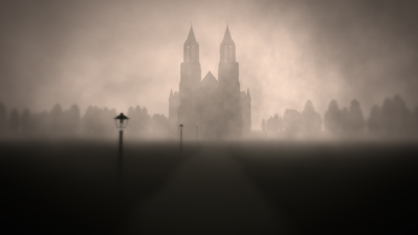 Mystery Foggy Horror Scene, Motion Graphics | VideoHive