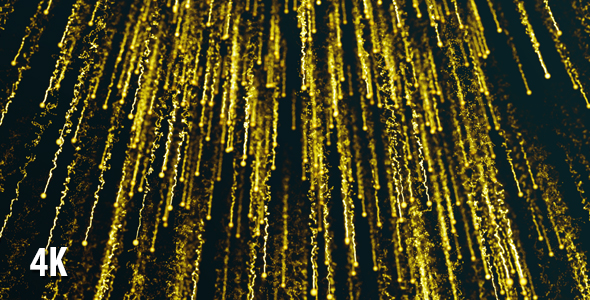 Falling Yellow Particles, Motion Graphics | VideoHive
