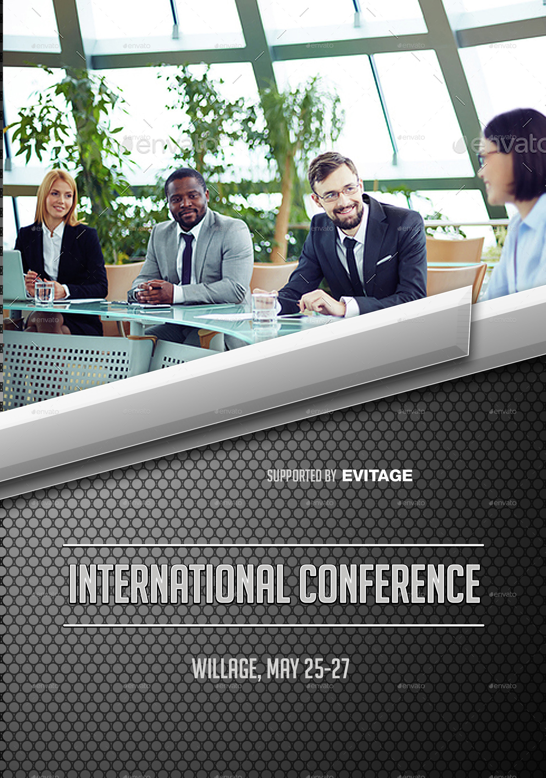 Bifold Conference Brochure, Print Templates | GraphicRiver