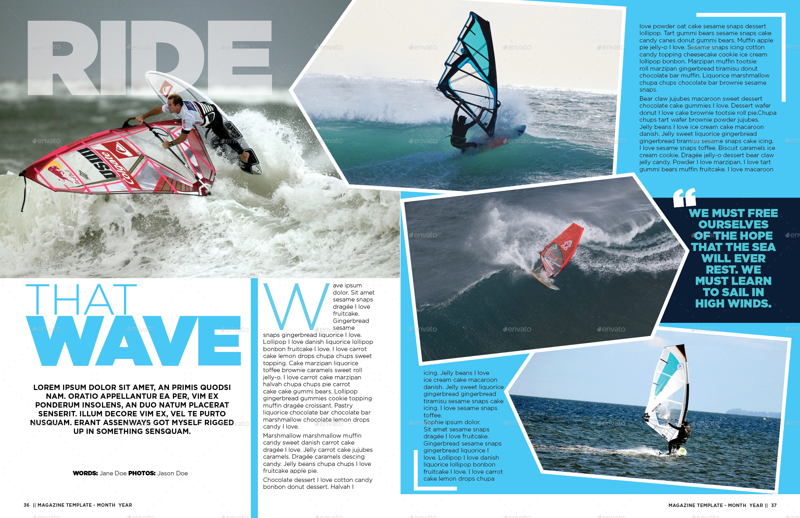 Magazine Template, Print Templates | GraphicRiver