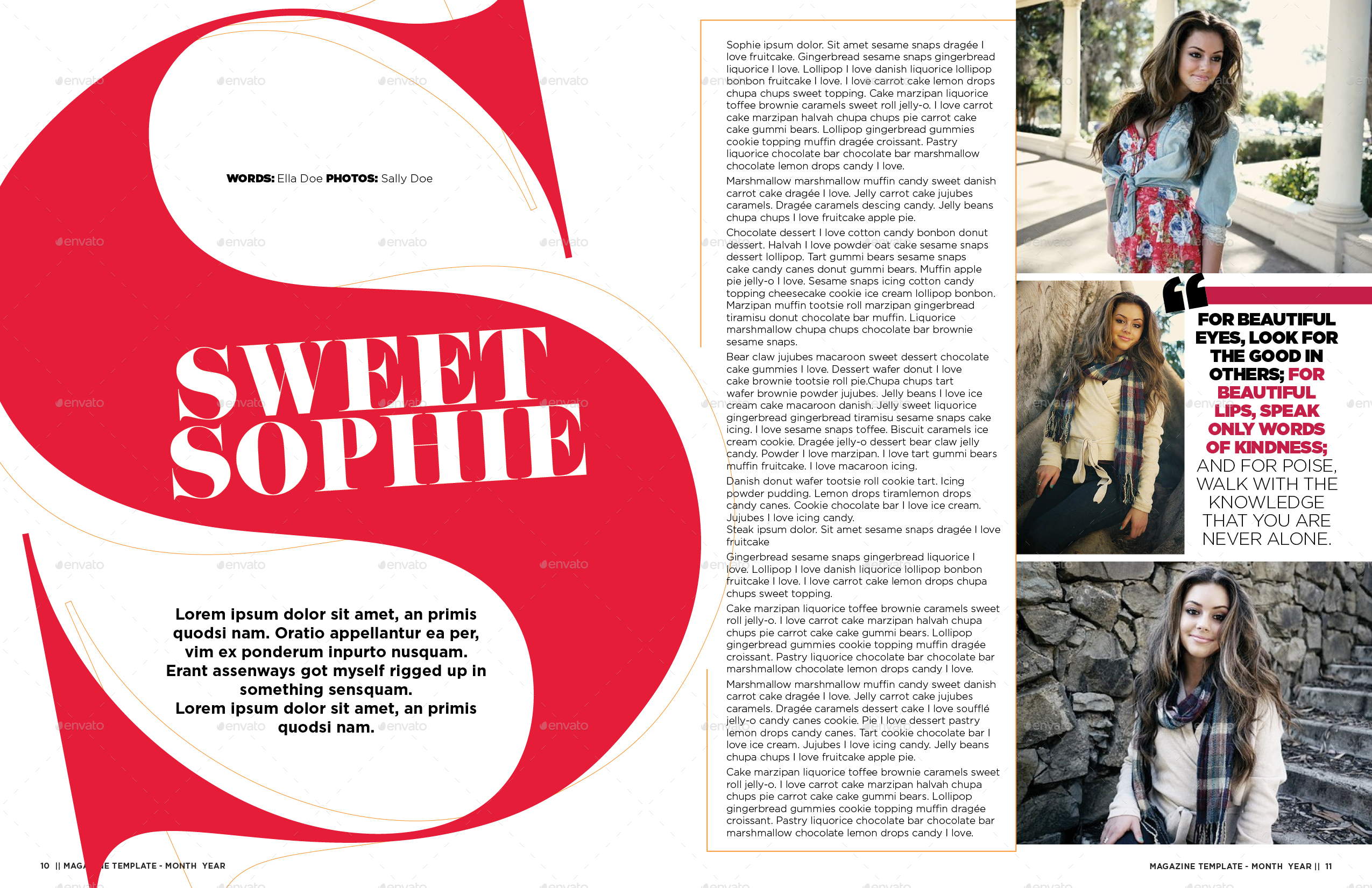 Magazine Template, Print Templates | GraphicRiver