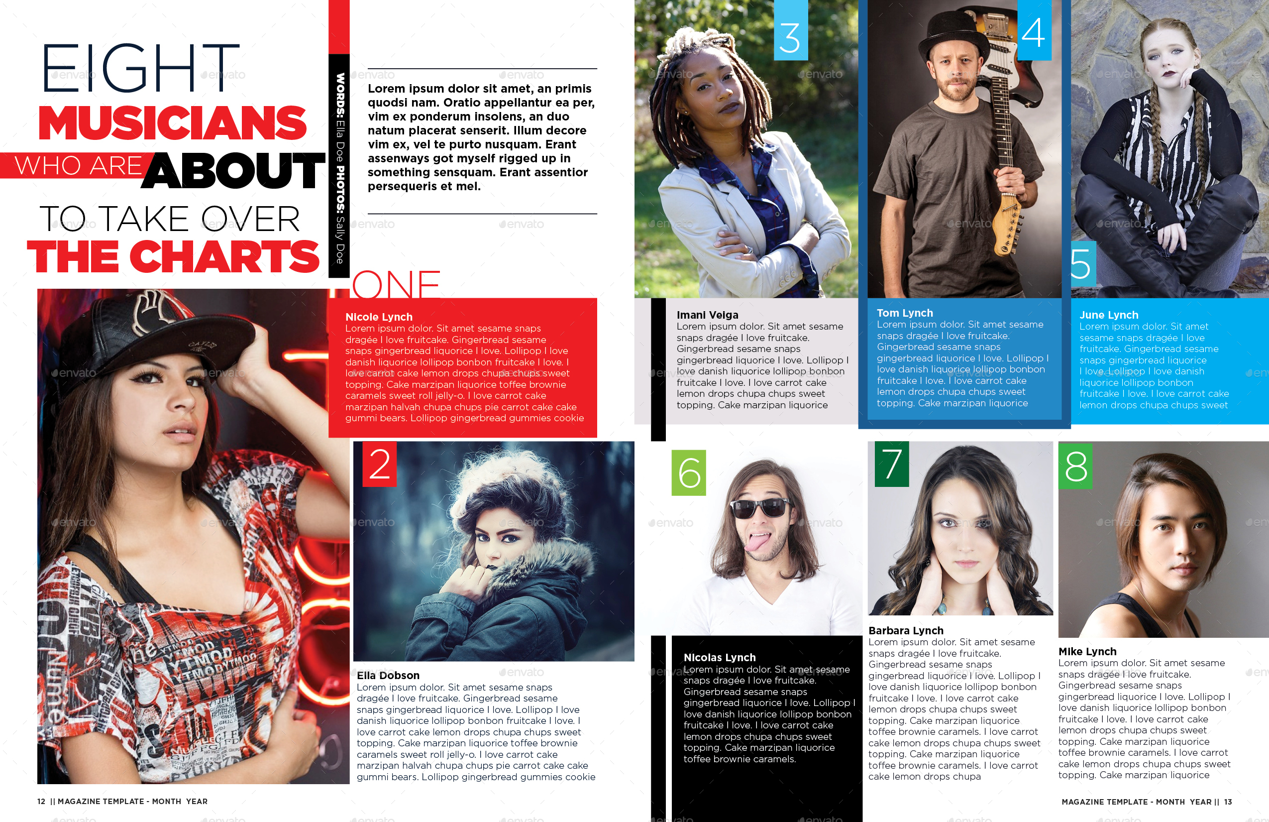 Magazine Template, Print Templates | GraphicRiver