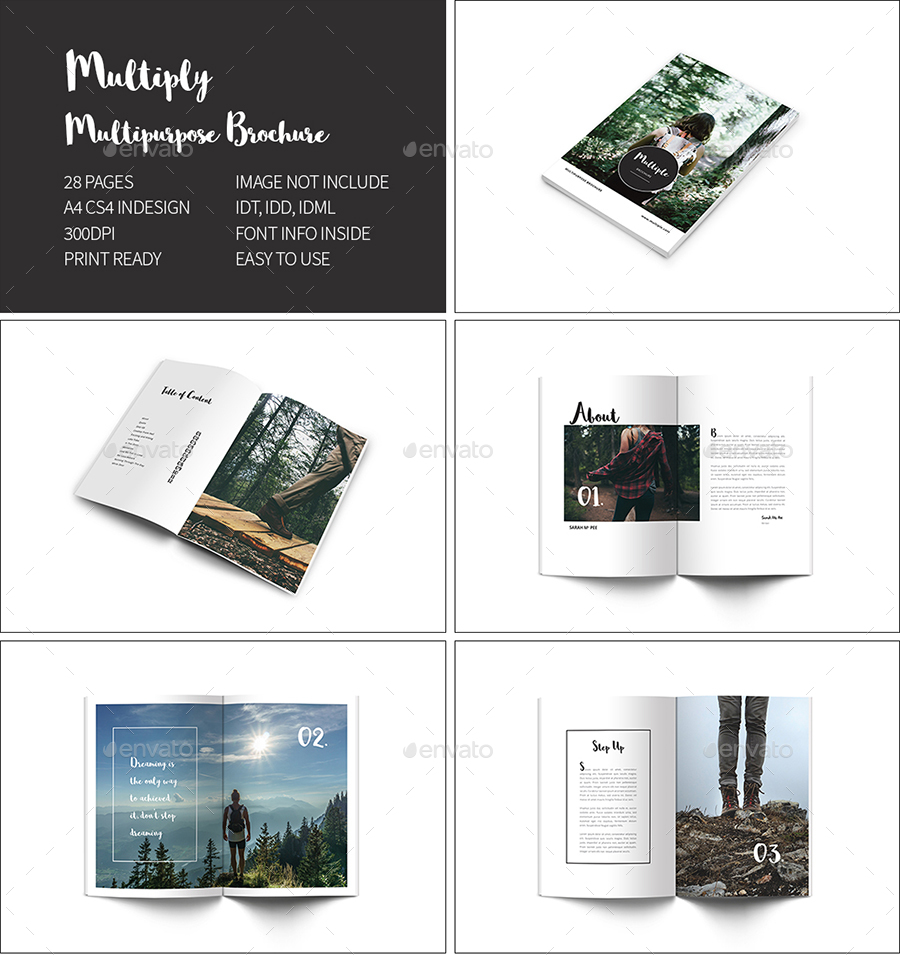 Multiple Multipurpose Brochure, Print Templates | GraphicRiver