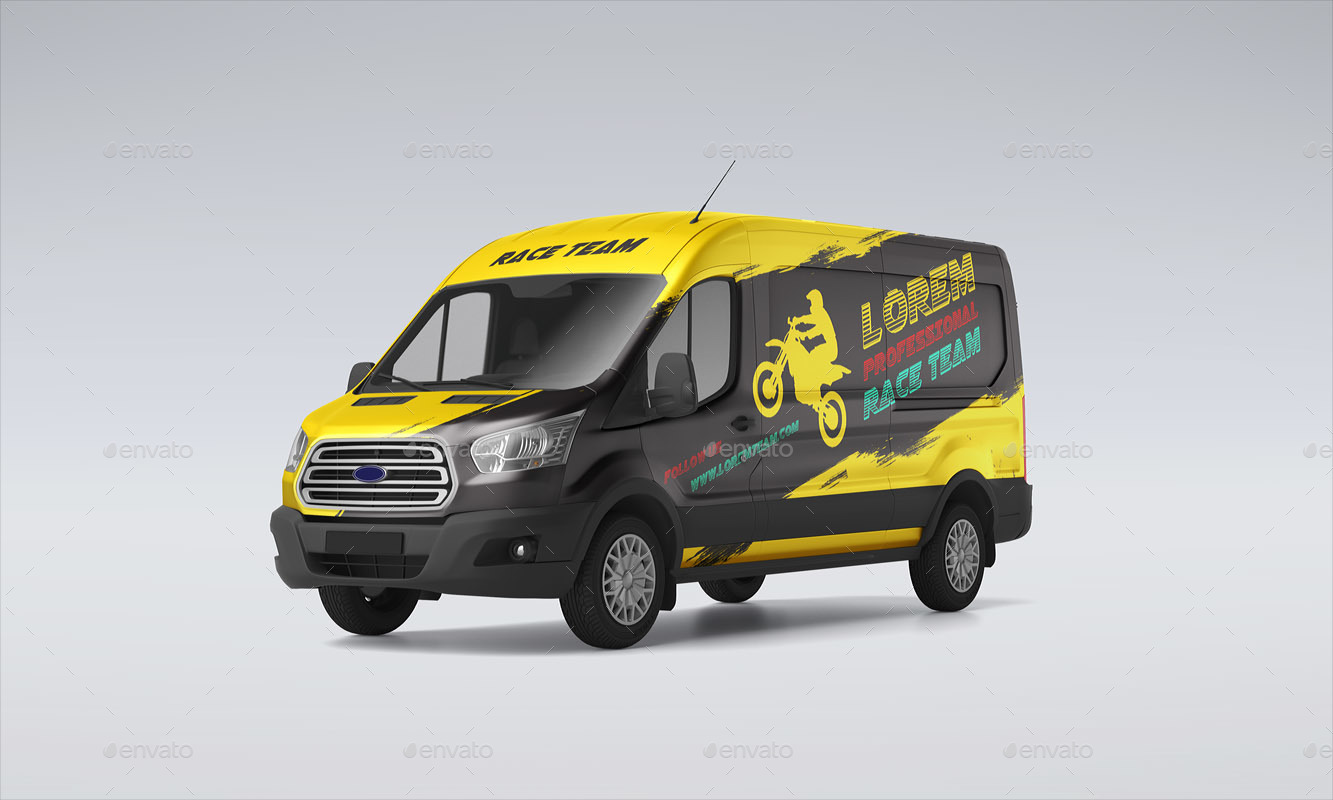 Cargo Van Mock-Up, Graphics | GraphicRiver