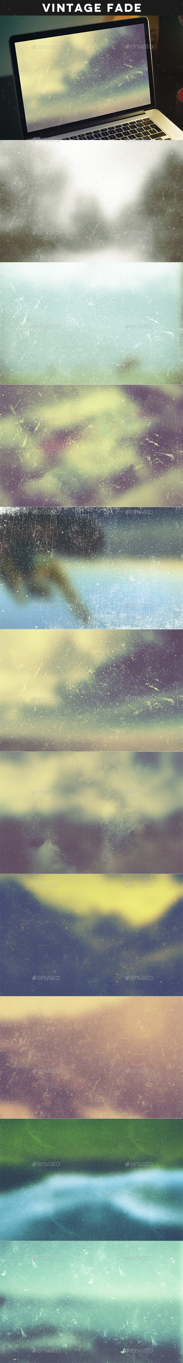 Vintage Fade Backgrounds by CharlesPerrault | GraphicRiver