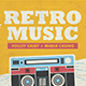 Retro Music Flyer, Print Templates | GraphicRiver