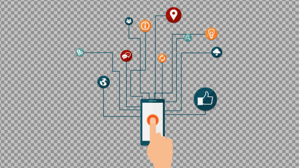 2D Social Network Animation, Motion Graphics | VideoHive