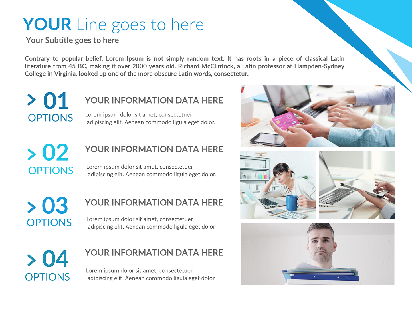 Simple Abstract Power Point Presentation Template, Presentation Templates