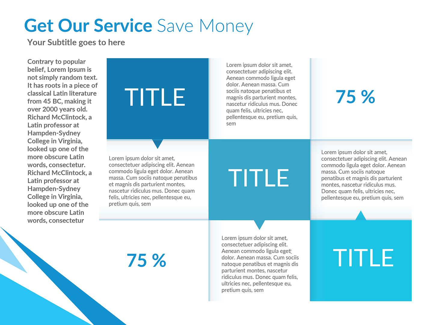 Simple Abstract Power Point Presentation Template, Presentation Templates