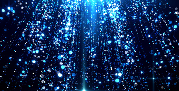 Blue Particles Flow , Motion Graphics | VideoHive