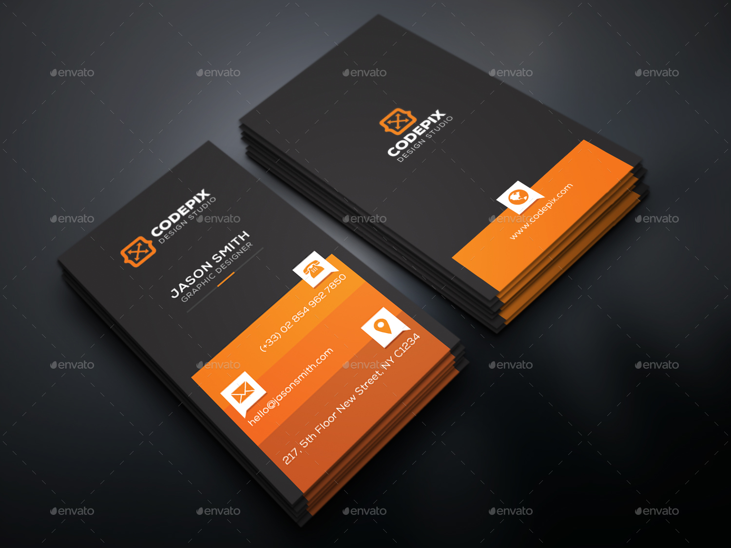 Color Shade Business Card, Print Templates | GraphicRiver