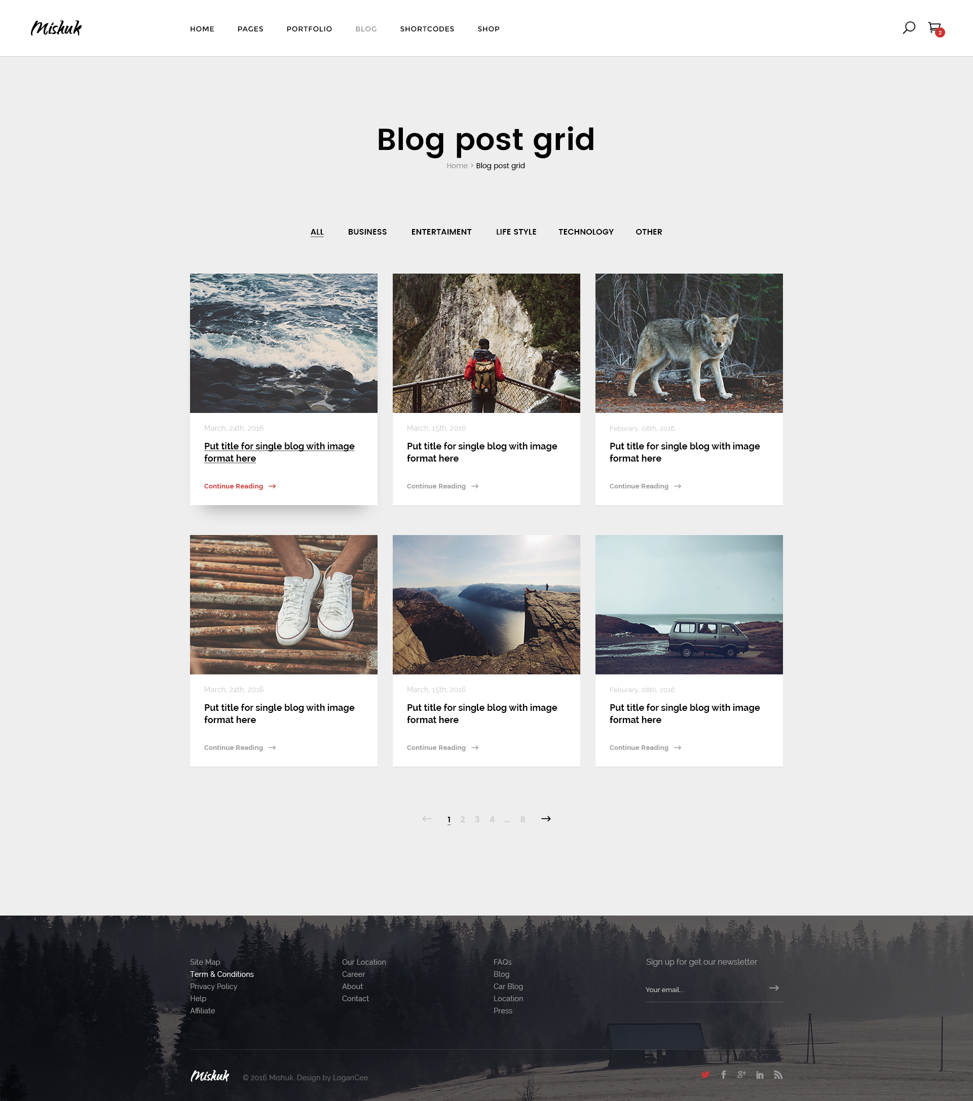 Mishuk - Creative PSD Template by LoganDang | ThemeForest