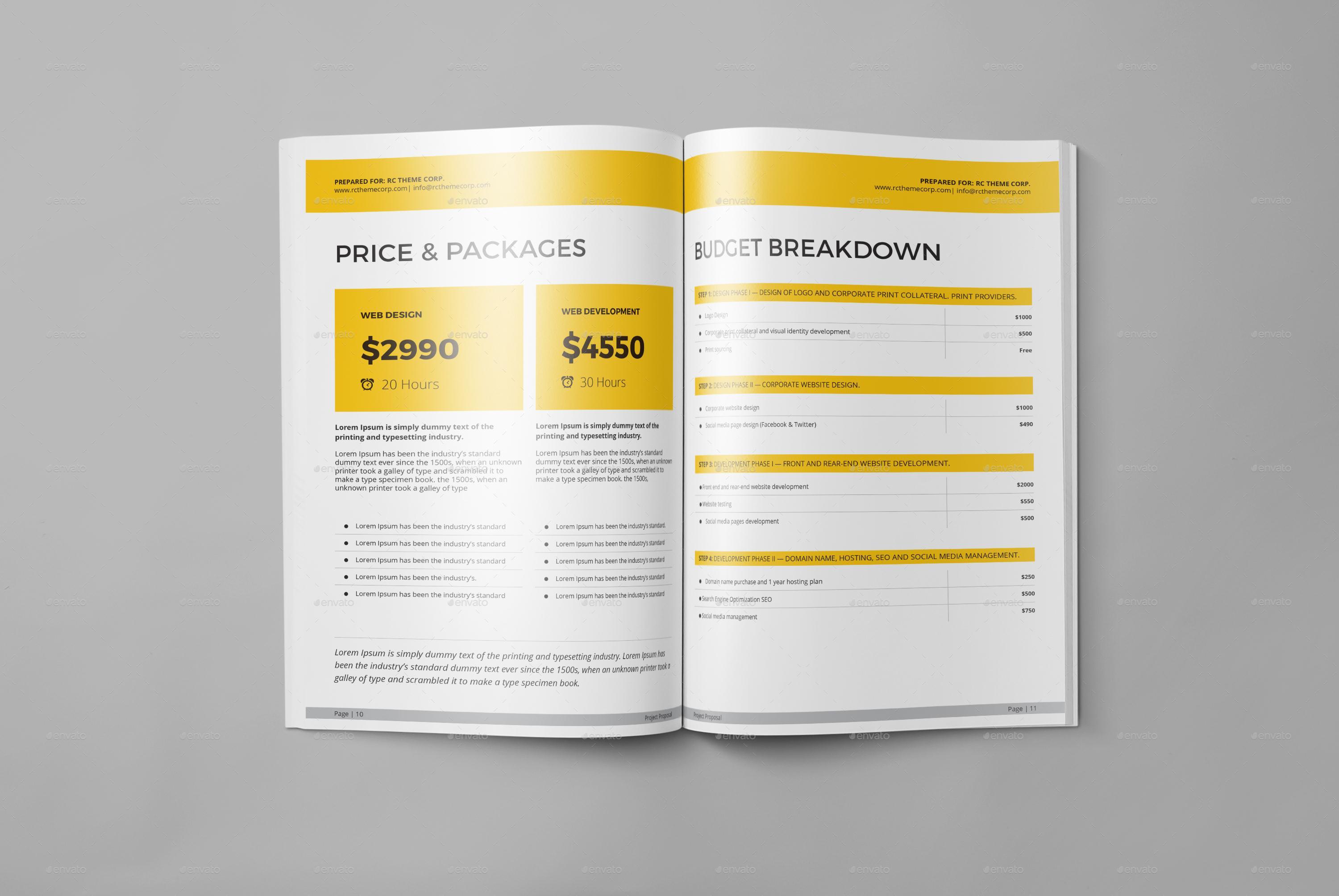 Proposal, Print Templates | GraphicRiver