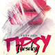 Tipsy Tuesday Party Flyer , Print Templates | GraphicRiver