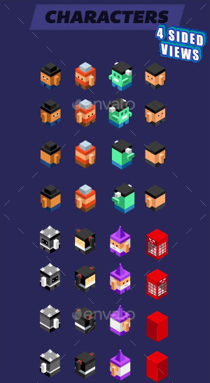 Isometric Bundle Assets, Game Assets | GraphicRiver