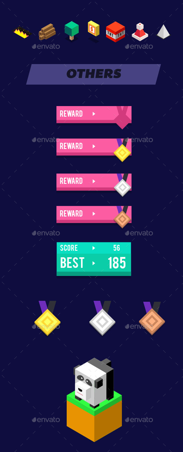 Isometric Bundle Assets, Game Assets | GraphicRiver