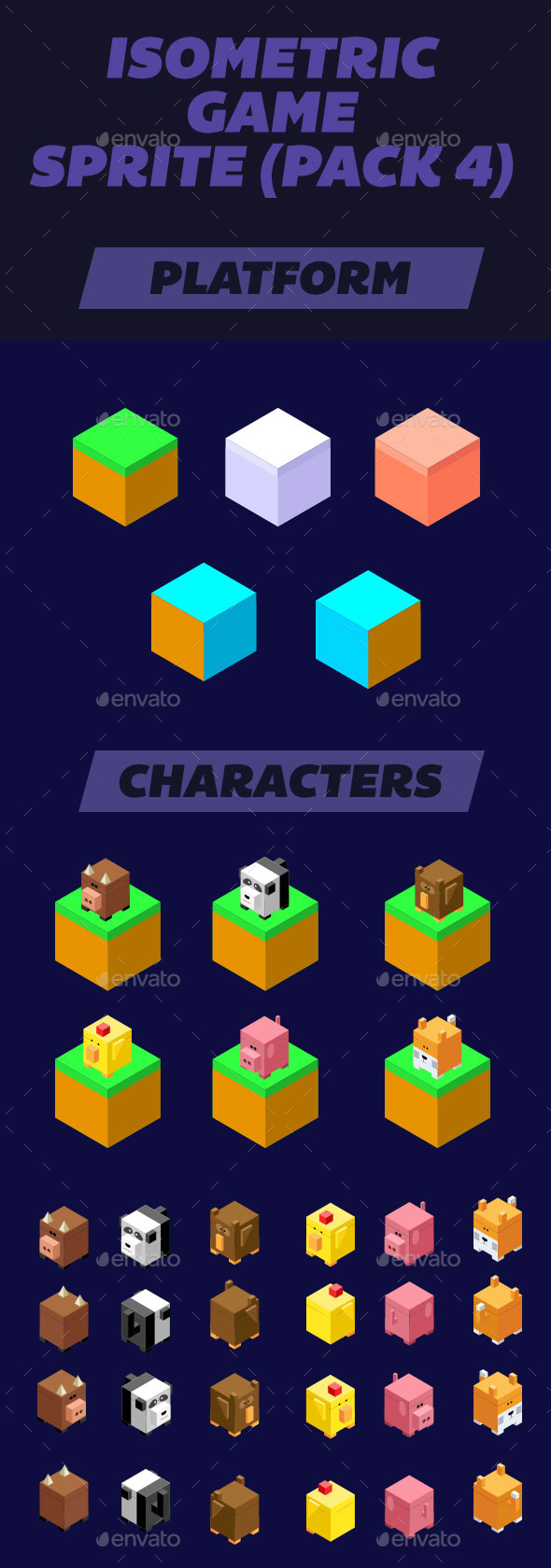 Isometric Bundle Assets, Game Assets | GraphicRiver
