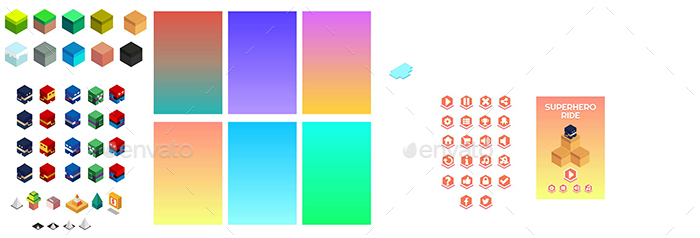 Isometric Bundle Assets, Game Assets | GraphicRiver