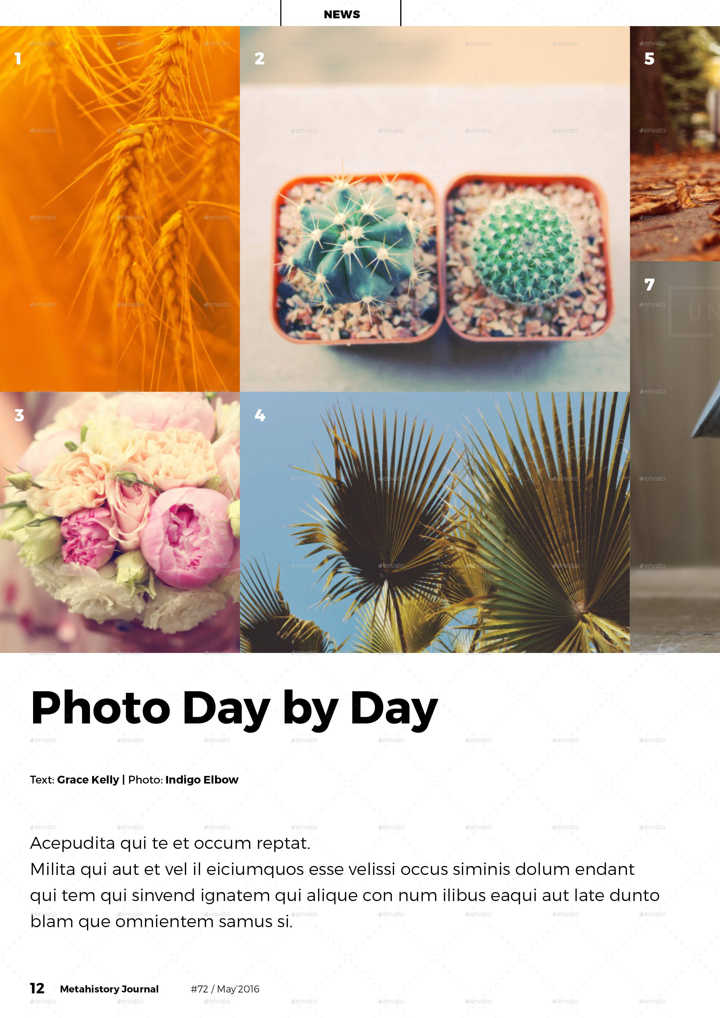 Modern Magazine Template, Print Templates | GraphicRiver