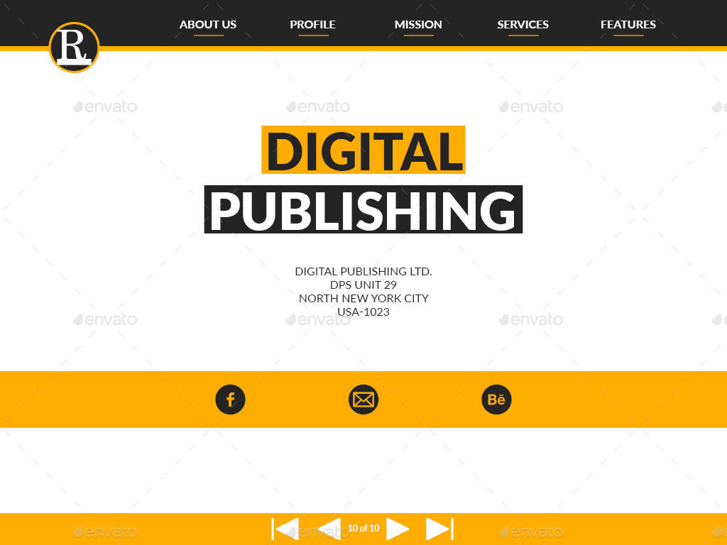 Interactive PDF Template, ePublishing | GraphicRiver