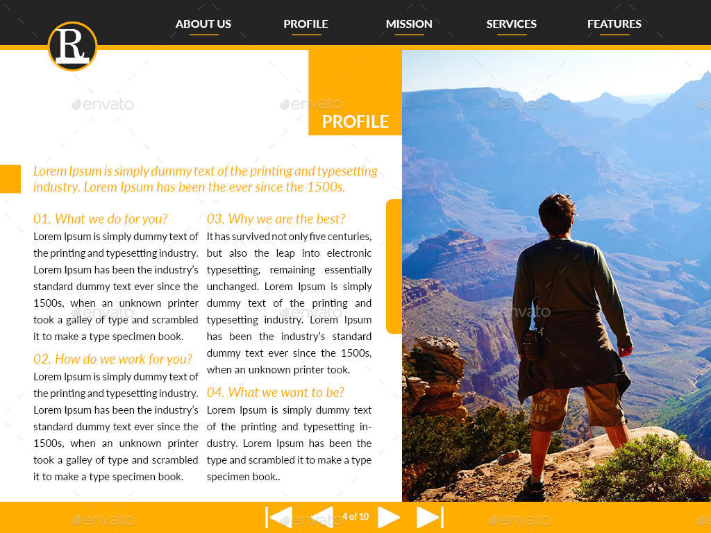 Interactive PDF Template, ePublishing | GraphicRiver