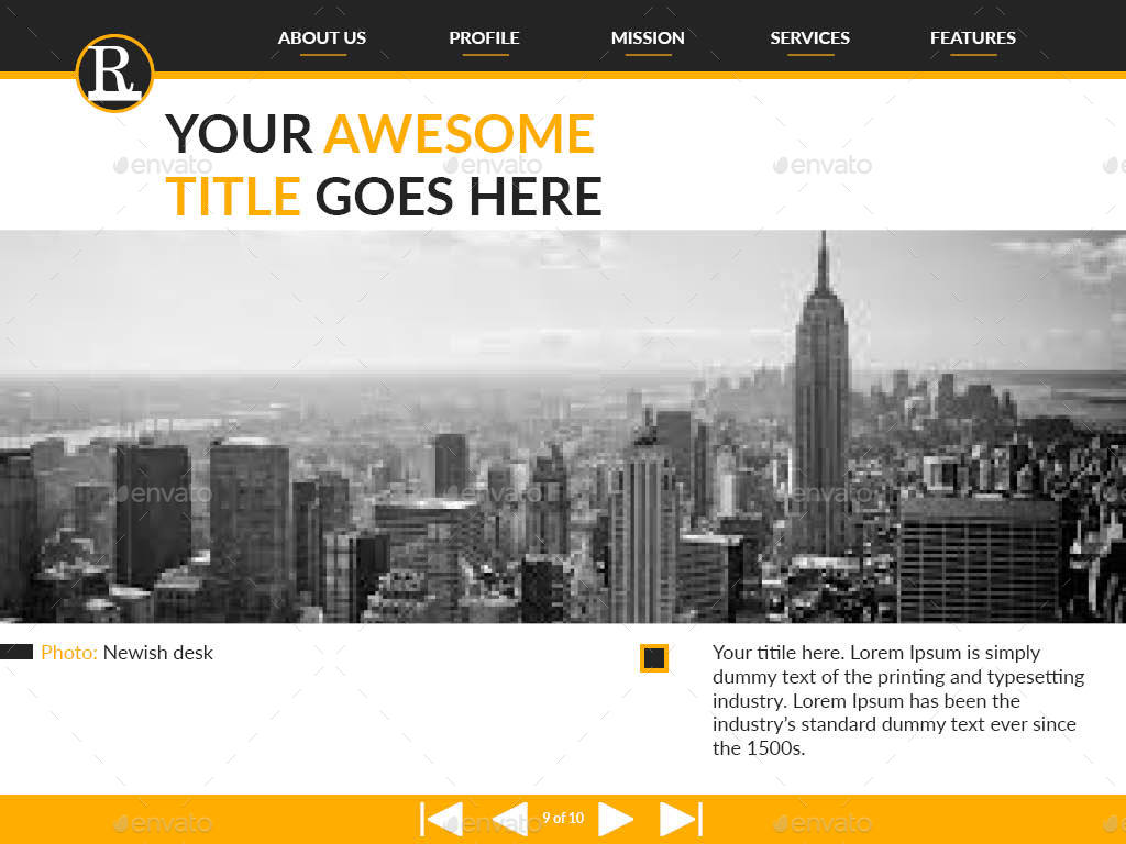 Interactive PDF Template, ePublishing | GraphicRiver